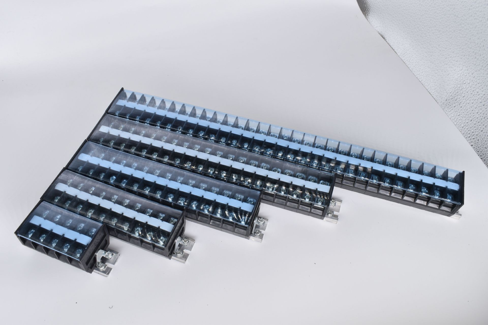 TD3010铝导轨组合式接线端子排30A10位配电箱接线可定制位数安数-阿里巴巴