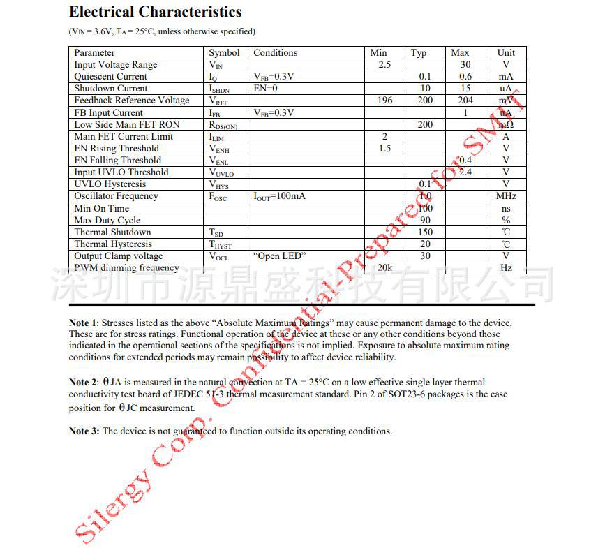 SY7201 原装矽力杰SOT23-6 30V升压LED驱动IC芯片SY7201ABC丝印DQ-阿里巴巴