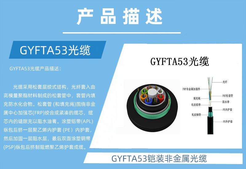 GYFTA53-36b1光缆层绞式双铠装直埋光缆双铠双护套抗侧36芯光缆-阿里巴巴