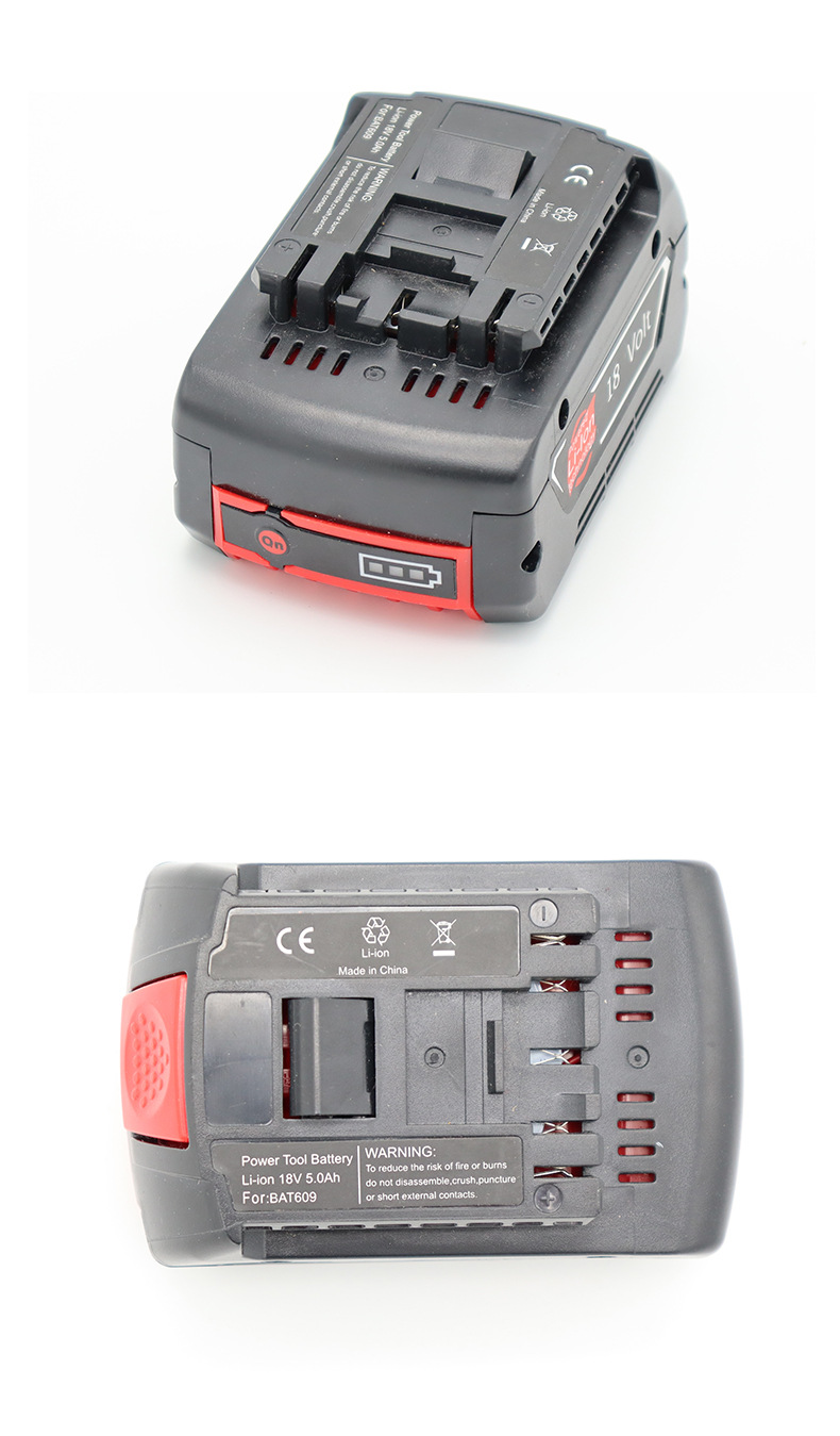 适用于博世18V电池 BAT609 BAT610 电动工具 3.0AH 5.0AH 6.0AH-阿里巴巴
