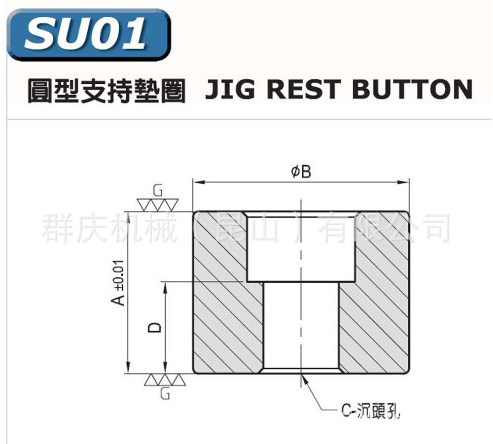 SU01 圆型支持垫圈 LEAVE 模组化治具-阿里巴巴