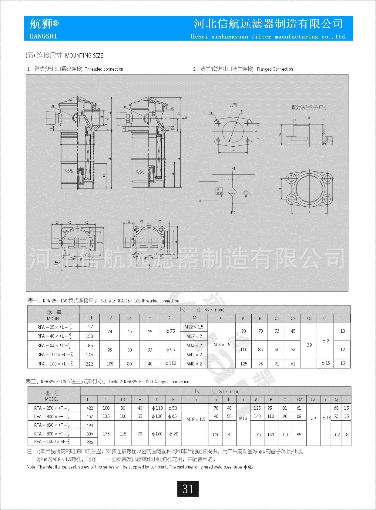 RFA-400×3 5 10 20 30 F-Y/C 液压回油过滤器【厂家直销】-阿里巴巴