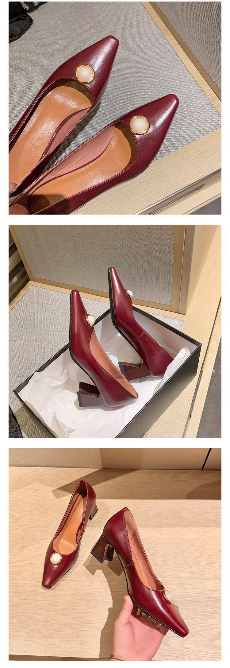 Chiko Mikelle Square Toe Block Heels Pumps