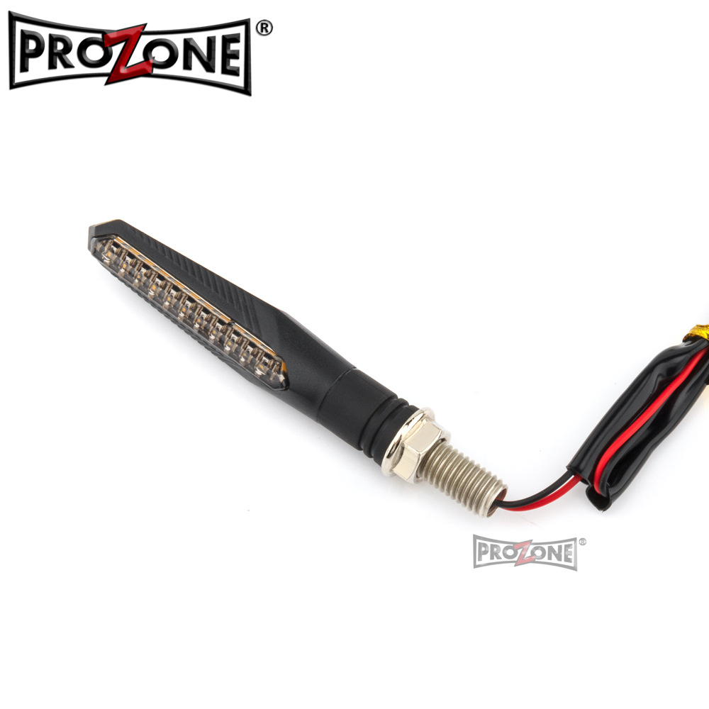 PROZONE 跨境热销摩托车配件 带角一字条形335灯珠LED转向信号灯-阿里巴巴