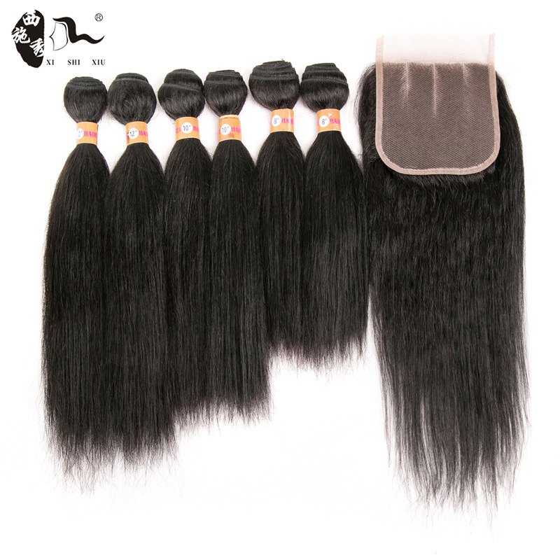 7Piece Wig Curtain In Europe, America And Africa Body Curly Human Hair ...
