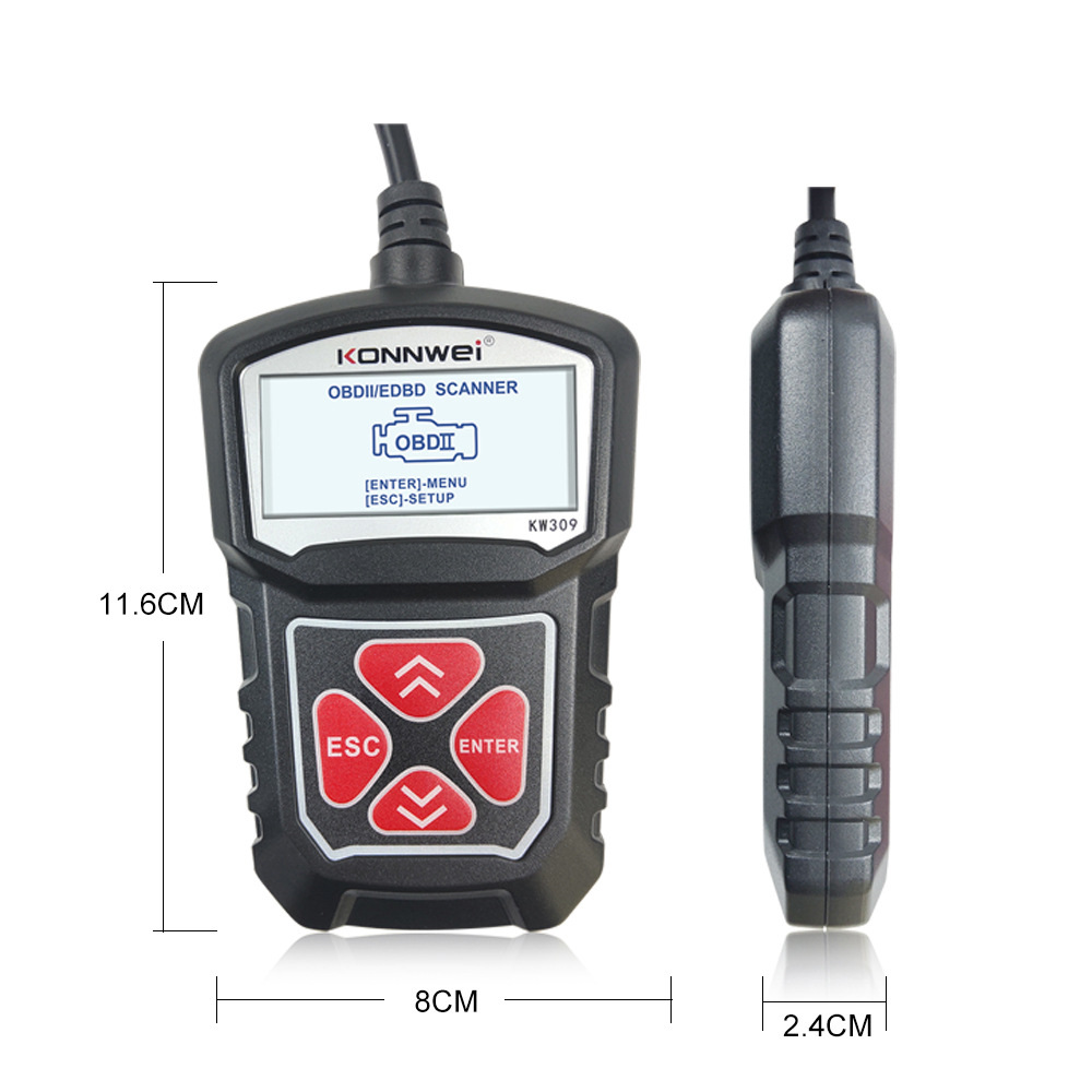KW309 V309 MS309 Code Reader OBD2 Scanner汽车扫描仪诊断仪-阿里巴巴