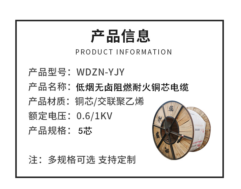 wdzn-yjy5*6/10/16低烟无卤阻燃耐火电缆 yjy铜芯电缆 厂家直销-阿里巴巴