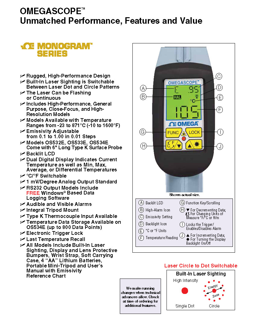 OS532E,OS533E,OS534E美国手持式高温红外测温仪 数显温度计-阿里巴巴