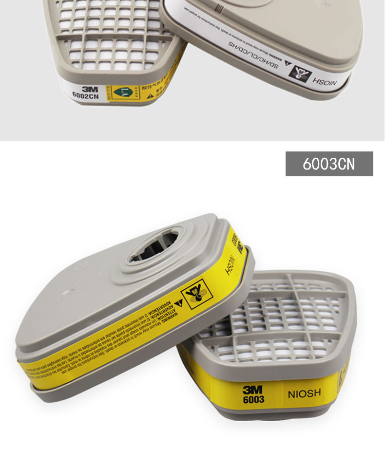 3M6002CN 防酸性气体滤毒盒防氯气二氧化硫化氯防毒面具过滤盒-阿里巴巴