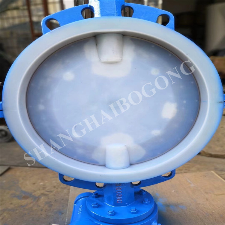 D71F4-10C 手动对夹式衬氟蝶阀 手柄软密封蝶阀 全衬四氟蝶阀-阿里巴巴