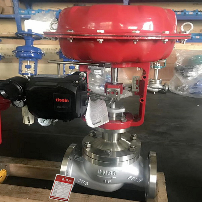 ZJHP-16K气动调节阀不锈钢气动流量调节阀压力调节阀带手轮-阿里巴巴