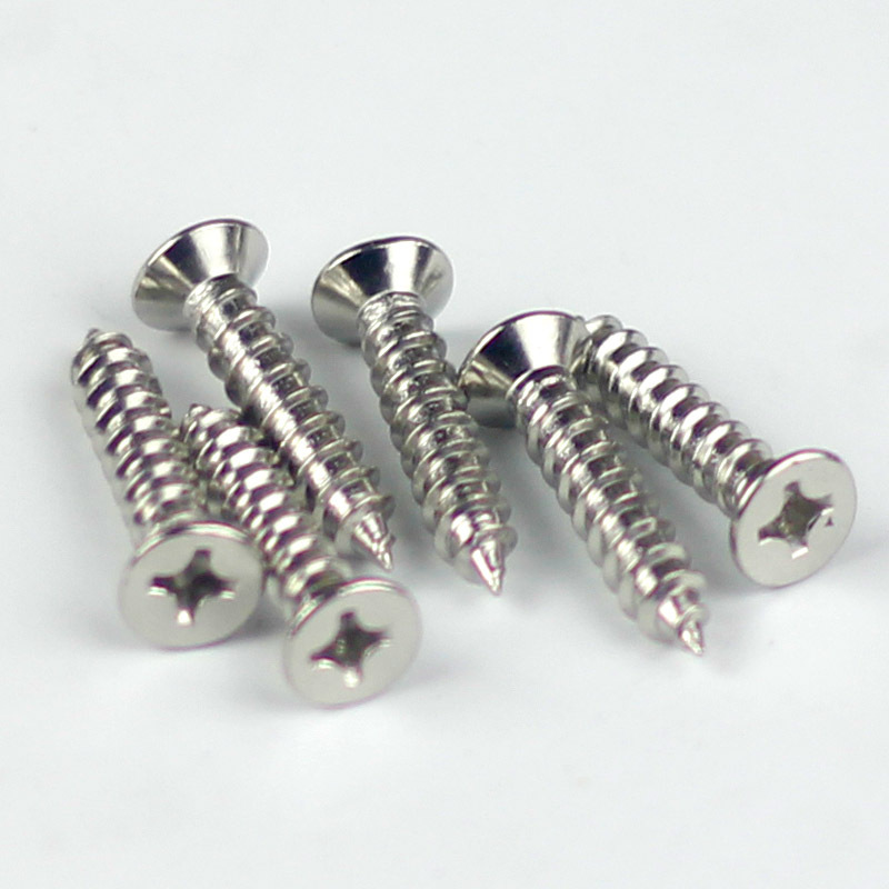 ST5.5 不锈钢304沉头自攻螺丝 平头十字自攻钉 木螺丝 GB846-85-阿里巴巴