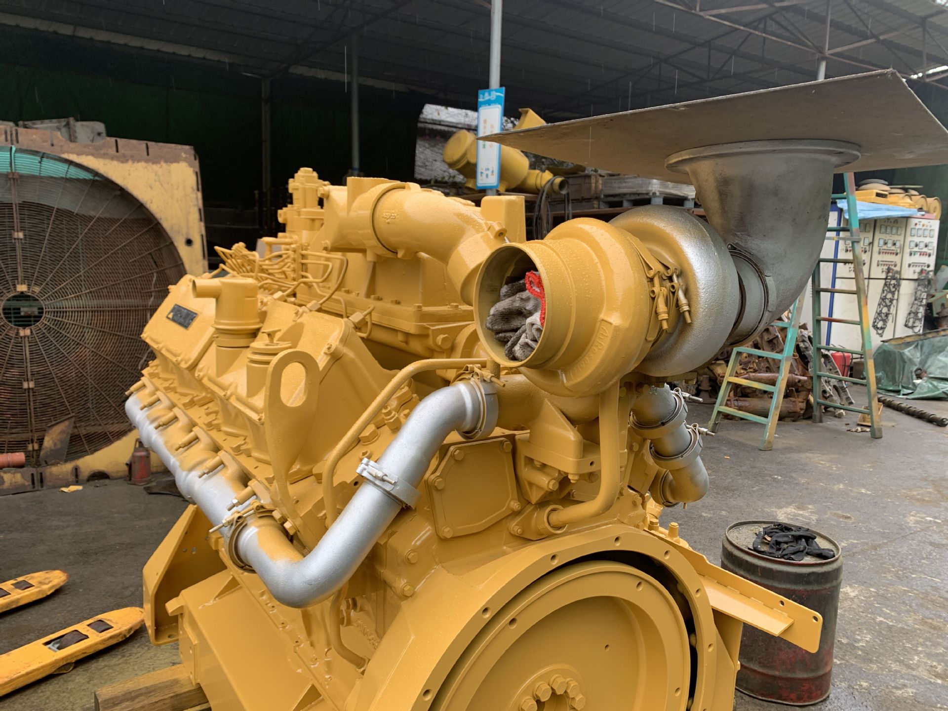 卡特彼勒3412柴油发动机 推土机D9L动力CAT3412-阿里巴巴