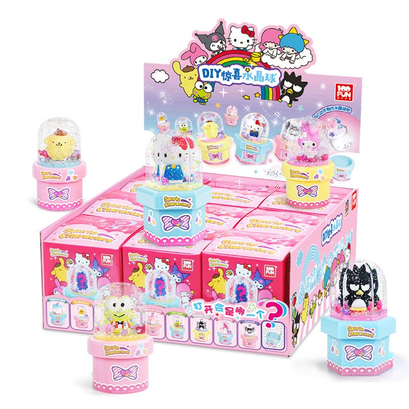 Crystal Ball Blind Box Surprise Ball Girl Handmade DIY Cartoon Hand ...
