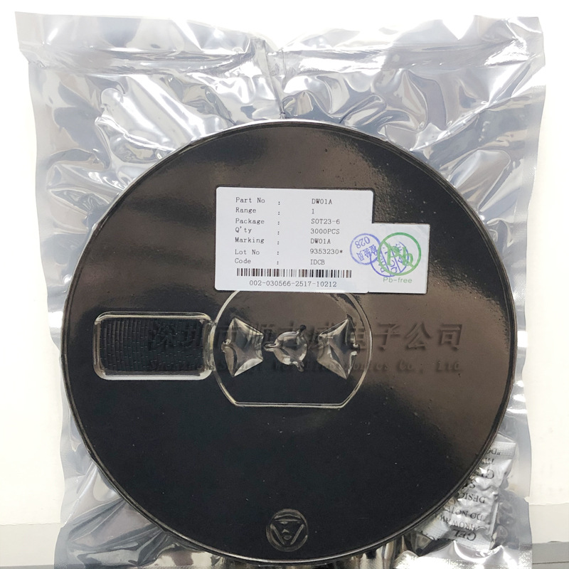厂家直销 DW01A DW01FA 8205A 贴片SOT23-6 锂电池保护IC MOS管-阿里巴巴