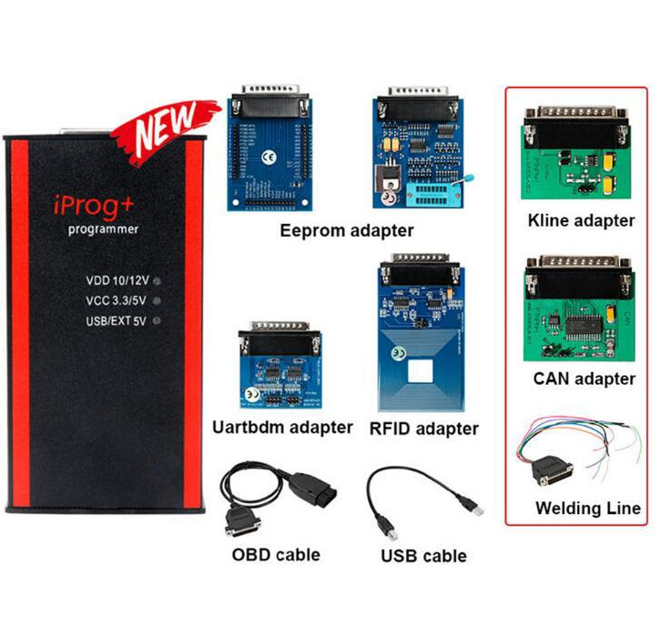 Iprog+ Iprog Pro Programmer Support IMMO + Mileage V87-阿里巴巴