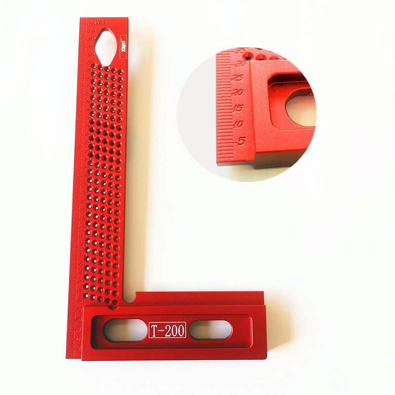 木工划线尺 画线尺 直角尺 L型尺 夹子 木工尺 洞洞尺 量具-阿里巴巴