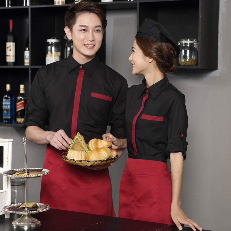 Chef overalls Western restaurant hotpot shop waiter work clothes baking ...