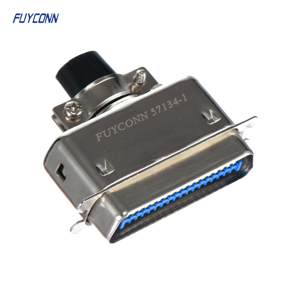 57焊线连接器公头带180度装配壳CN型14P 24P 36P 50P DDK连接器-阿里巴巴