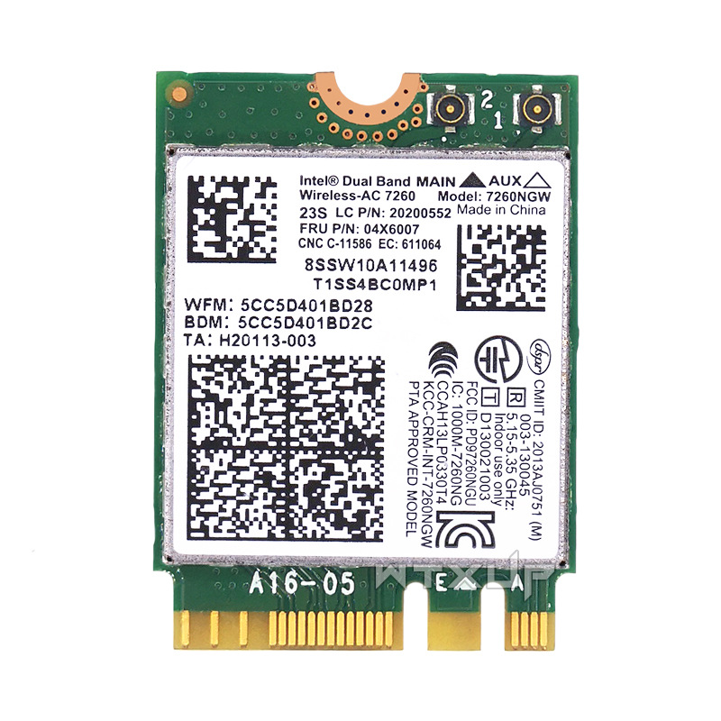 适用联想T440 X240 Y40 Y70 Y50 7260AC无线网卡4.0蓝牙 04X6007-阿里巴巴