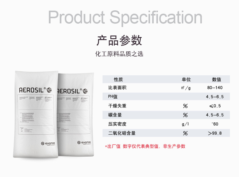 赢创胶粘剂用高疏水气相二氧化硅 AEROSIL R 208高纯度气相白炭黑-阿里巴巴
