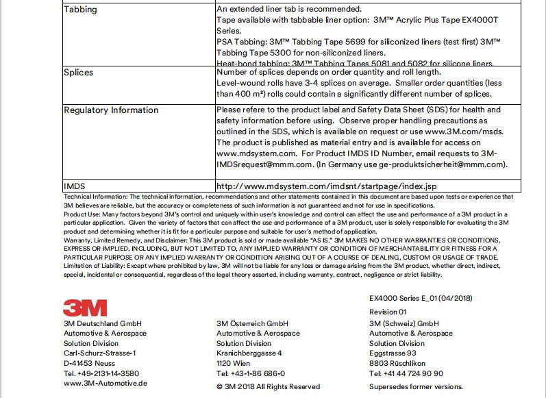 3MEX4008双面胶带 3M EX4008可用于许多汽车油漆和中等表面能塑料-阿里巴巴