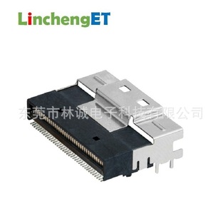 Amphenol Slim SAS 8i 74Pin SFF-8654 连接器 R/A U10-A074-200T-阿里巴巴