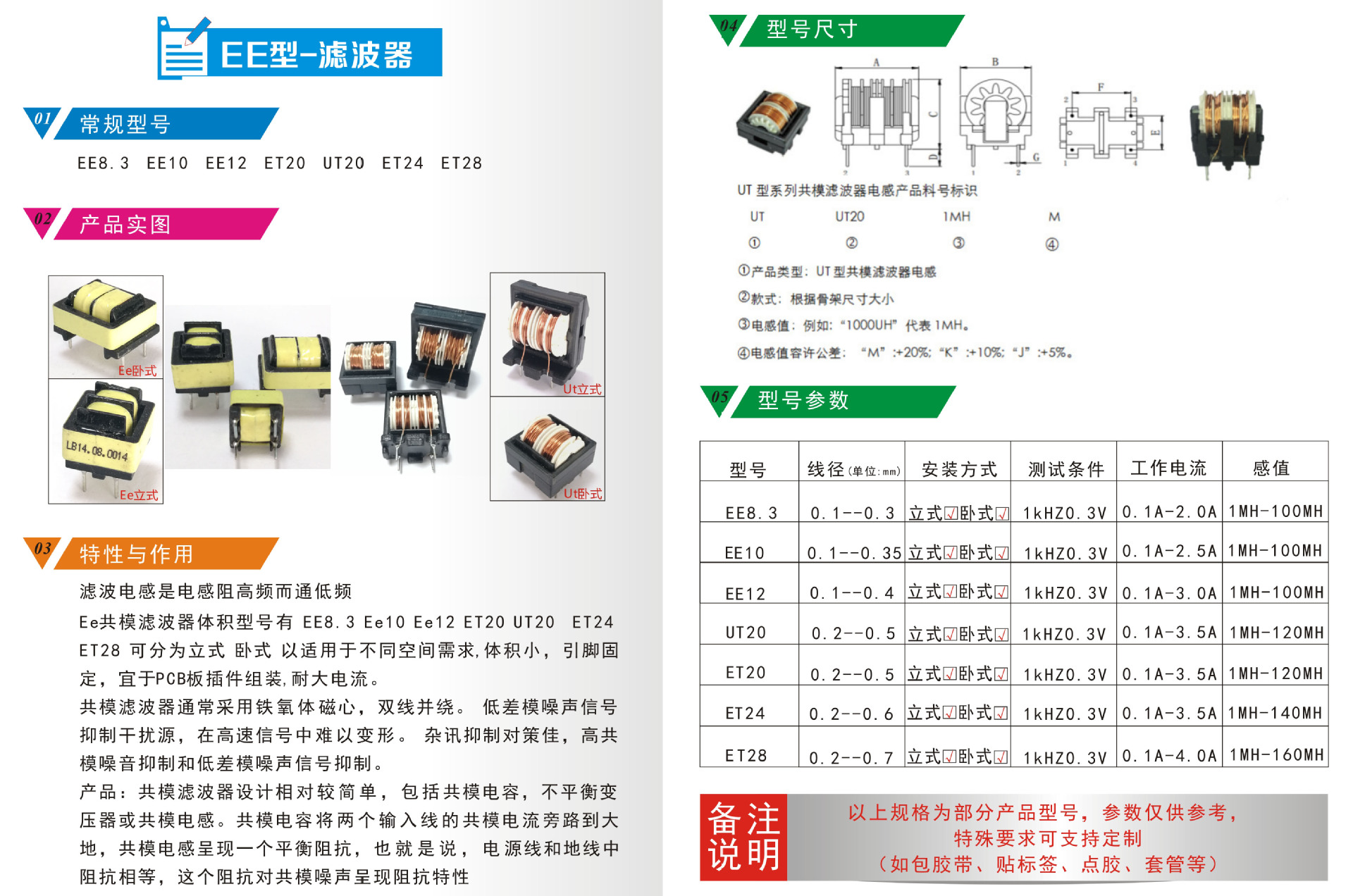 EE12共模电感 20mh 0.23纯铜线 EE12滤波器 T8电源EMI电感EE共模-阿里巴巴