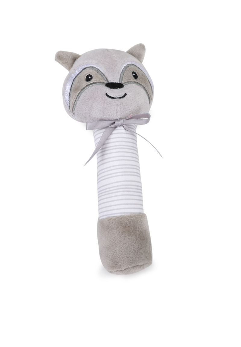 BBSKY婴儿手摇铃卡通动物BB棒手摇圈宝宝毛绒玩具圆手摇铃手抓棒-阿里巴巴