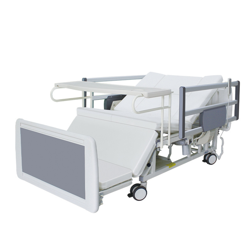 YX-DC01A 电动四功能翻身护理床 带餐桌医用电动翻身病床-阿里巴巴