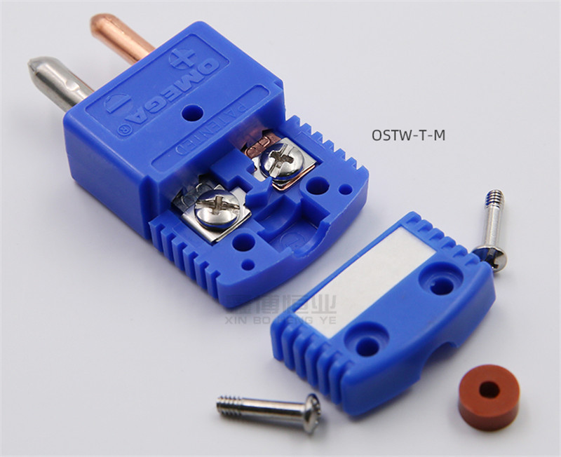 美国欧米带线夹热电偶插头SMPW-T-M-PCLM-SMP高精度感温端子公头-阿里巴巴