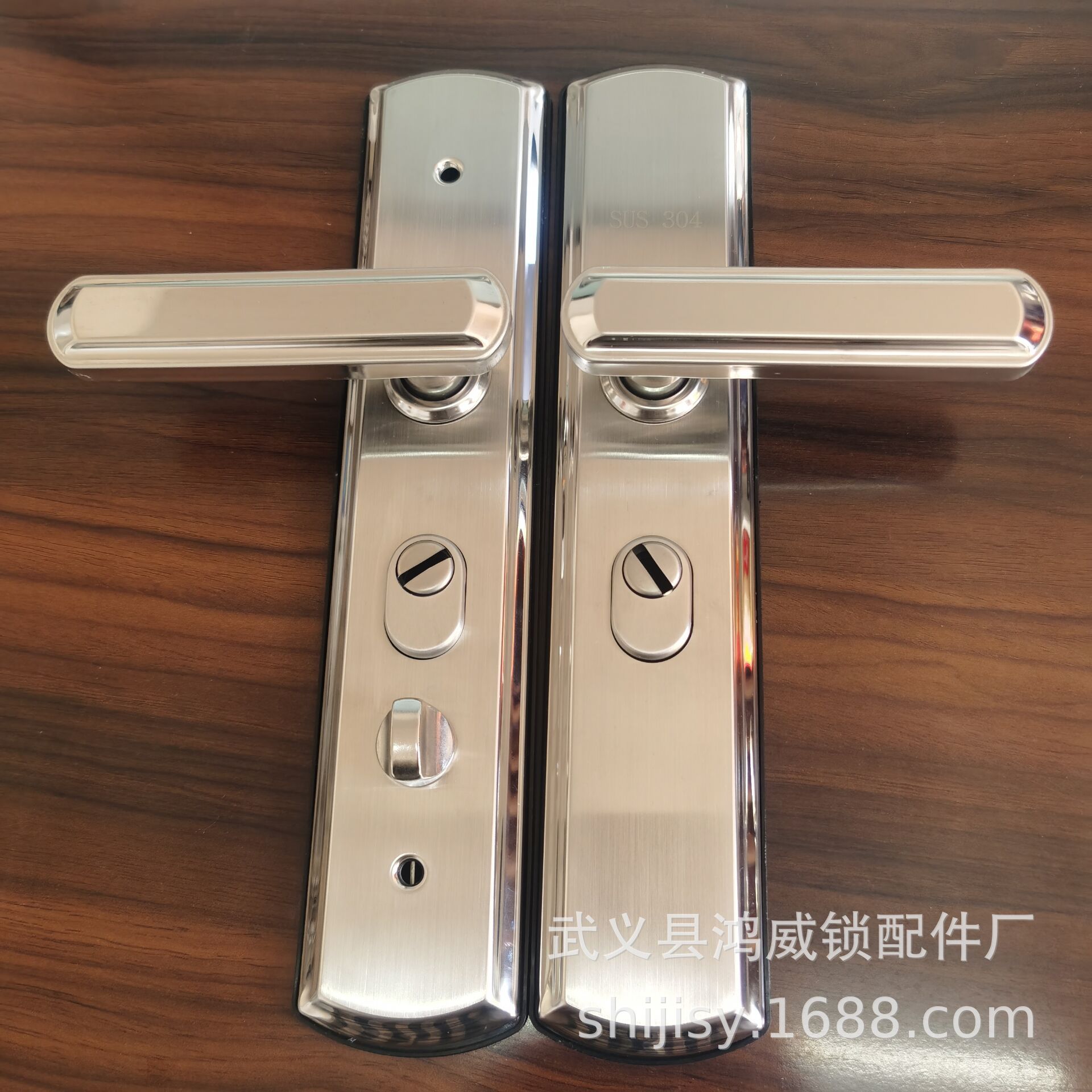 厂家直销不锈钢防盗门锁不锈钢别墅门拉手入户门锁多功能秒装通用-阿里巴巴