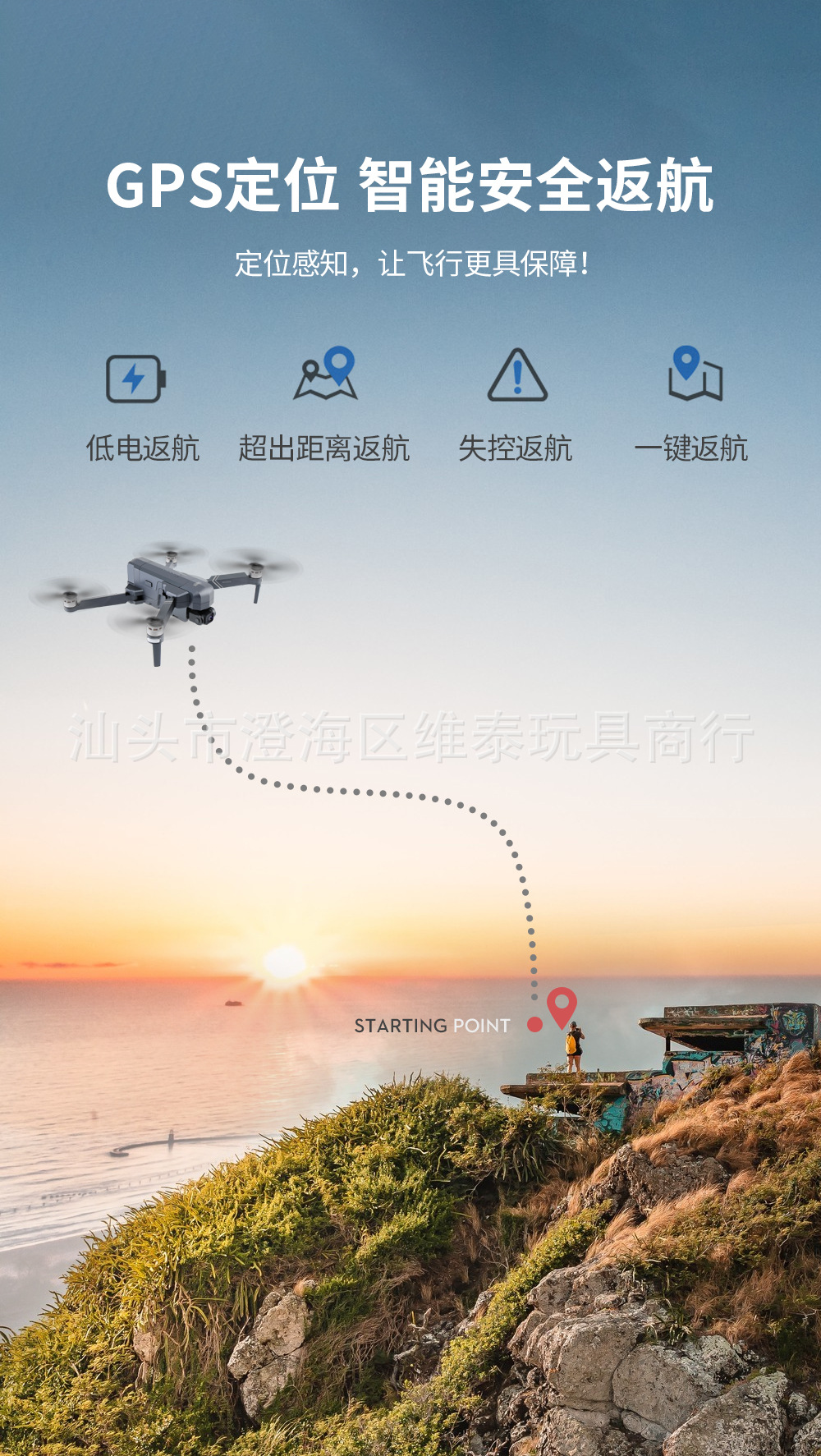 跨境SJRC 世季 F11s 4k PRO 3公里图传距离 双GPS定位 航拍无人机-阿里巴巴