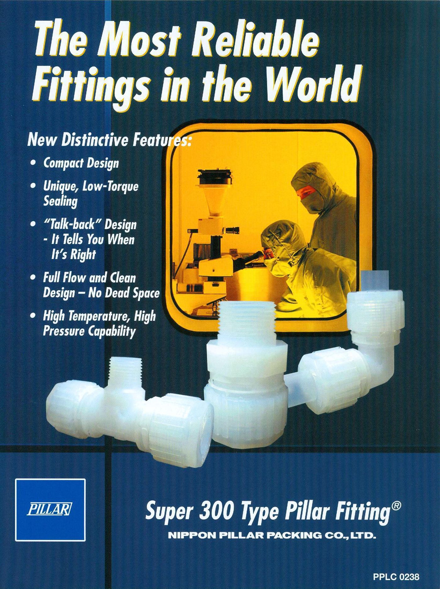 日本PILLAR皮拉SUPER300接头PFA接头入珠接头-阿里巴巴