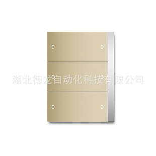 ABB i-bus PEONIA牡丹系列 PEB/U3.0.1-411 智能面板3联6键朝霞金-阿里巴巴