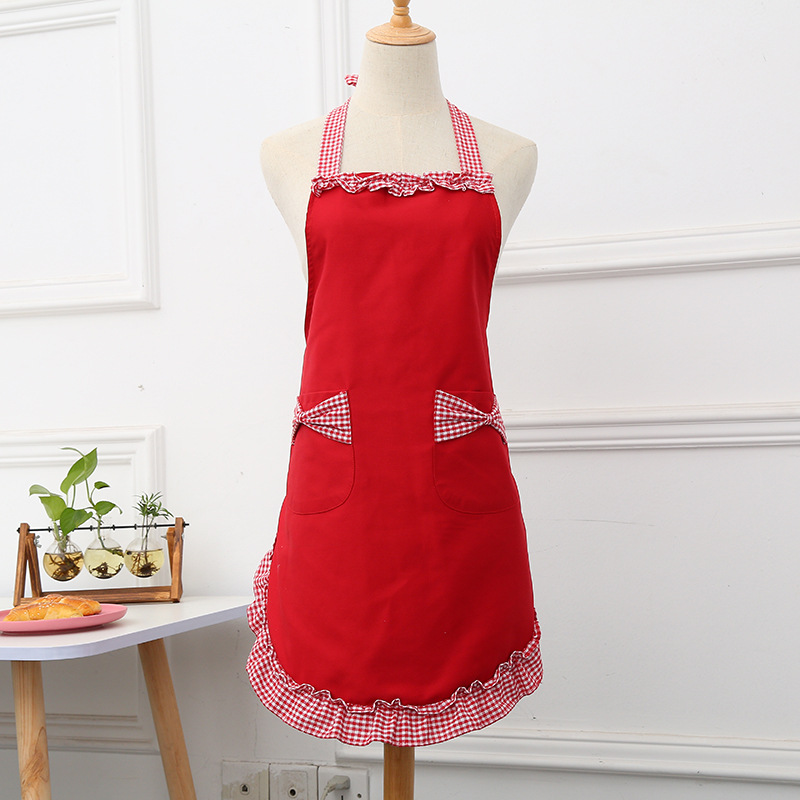 韩版时尚公主围裙 家用围裙 厨房清洁围裙 厂家直供批发无袖-阿里巴巴