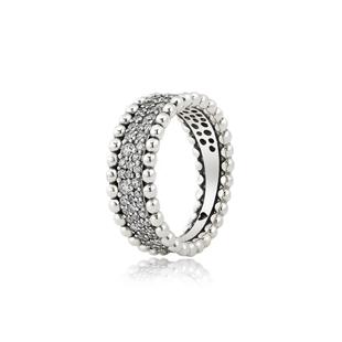 妮迪拉 潘家s925 银戒指 20夏季圆珠密镶锆石戒指198676C01-阿里巴巴