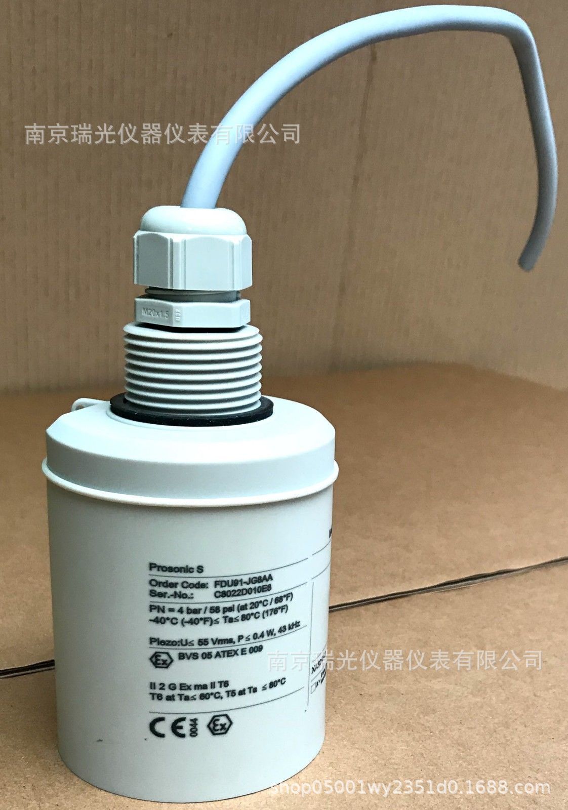 全新e h E+H恩德斯豪斯超声波液位计探头FDU91-RG2AA传感器德国-阿里巴巴