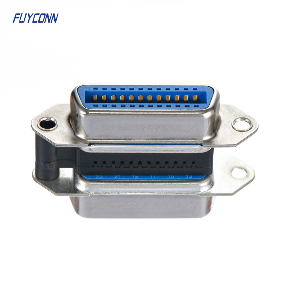 IEEE488连接器 GPIB 24P公母压接成型插头插座-阿里巴巴