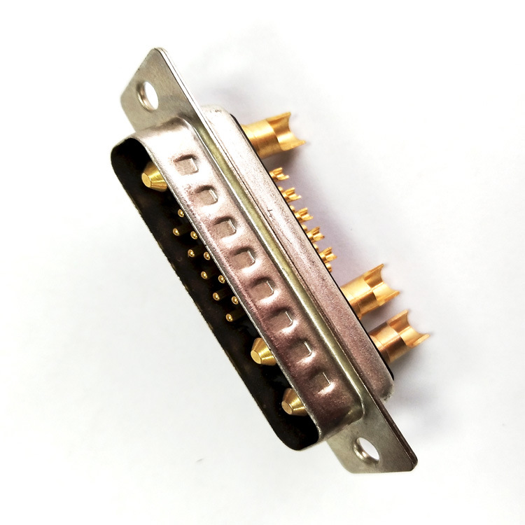 D-SUB13W3(10+3)公头焊线式大电流连接器SUN接口转VGA端子高电流-阿里巴巴
