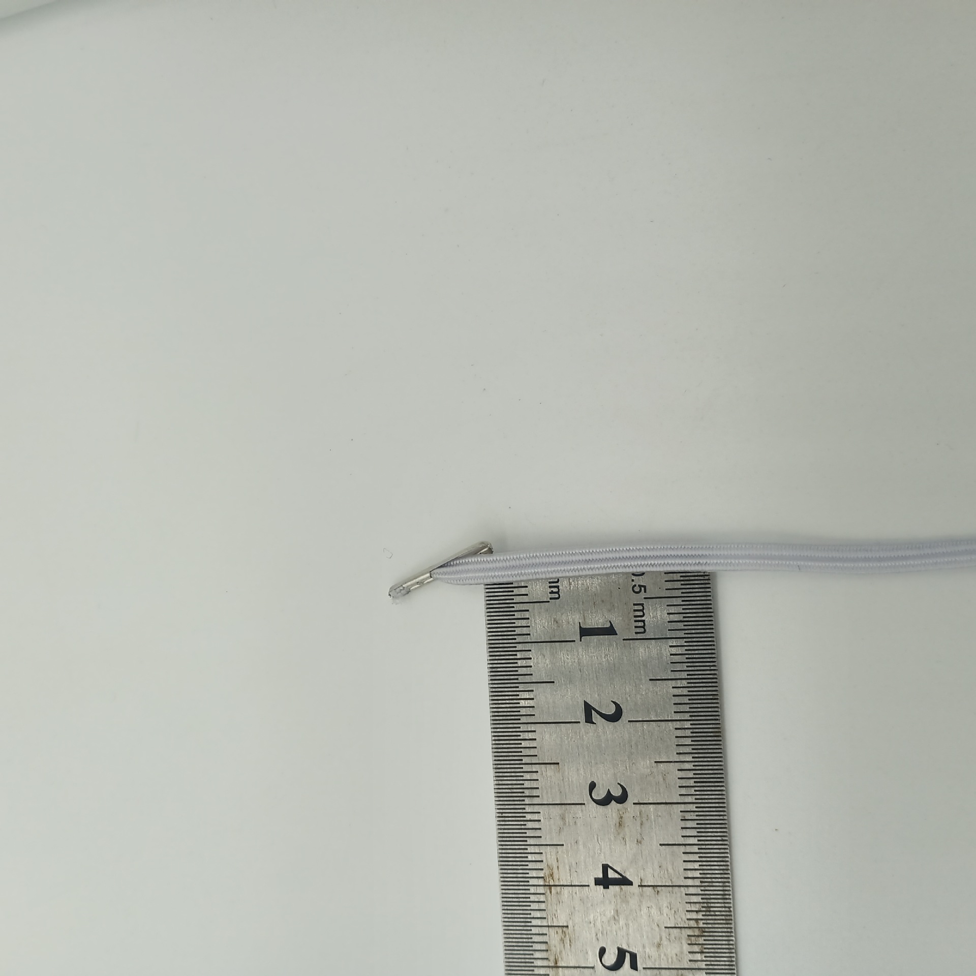 厂家直销儿童面具挂钩3mm扁形固定松紧带全长24cm-阿里巴巴