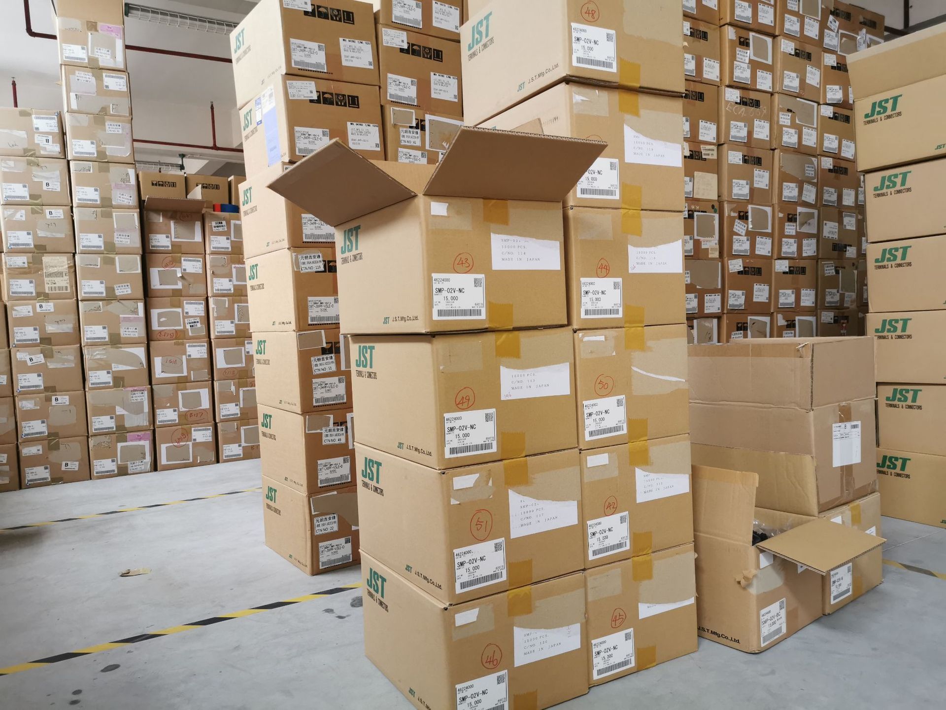 供应原厂原装JST连接器16CPT-B-2A胶壳(housing)，大量现货库存-阿里巴巴