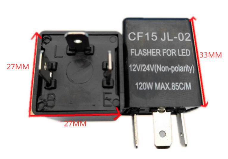 可调不可调CF13 CF14 CF15 LED3PIN Flasher Relay电子闪光继电器-阿里巴巴