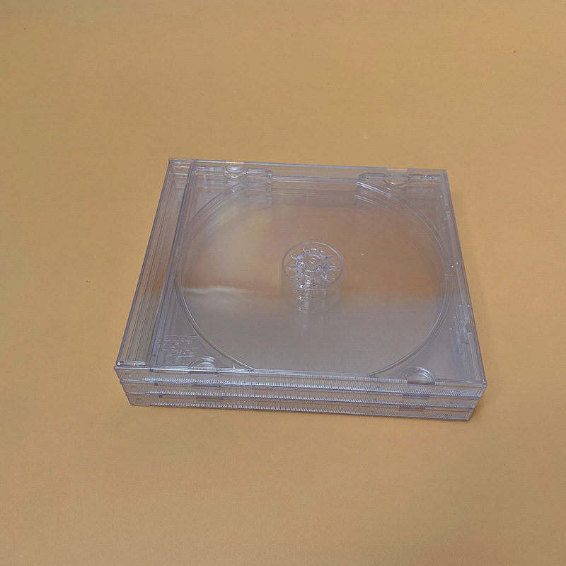透明CD盒单碟装 DVD盒 塑料盒 07CD明单光盘盒可插封面 水晶盒-阿里巴巴