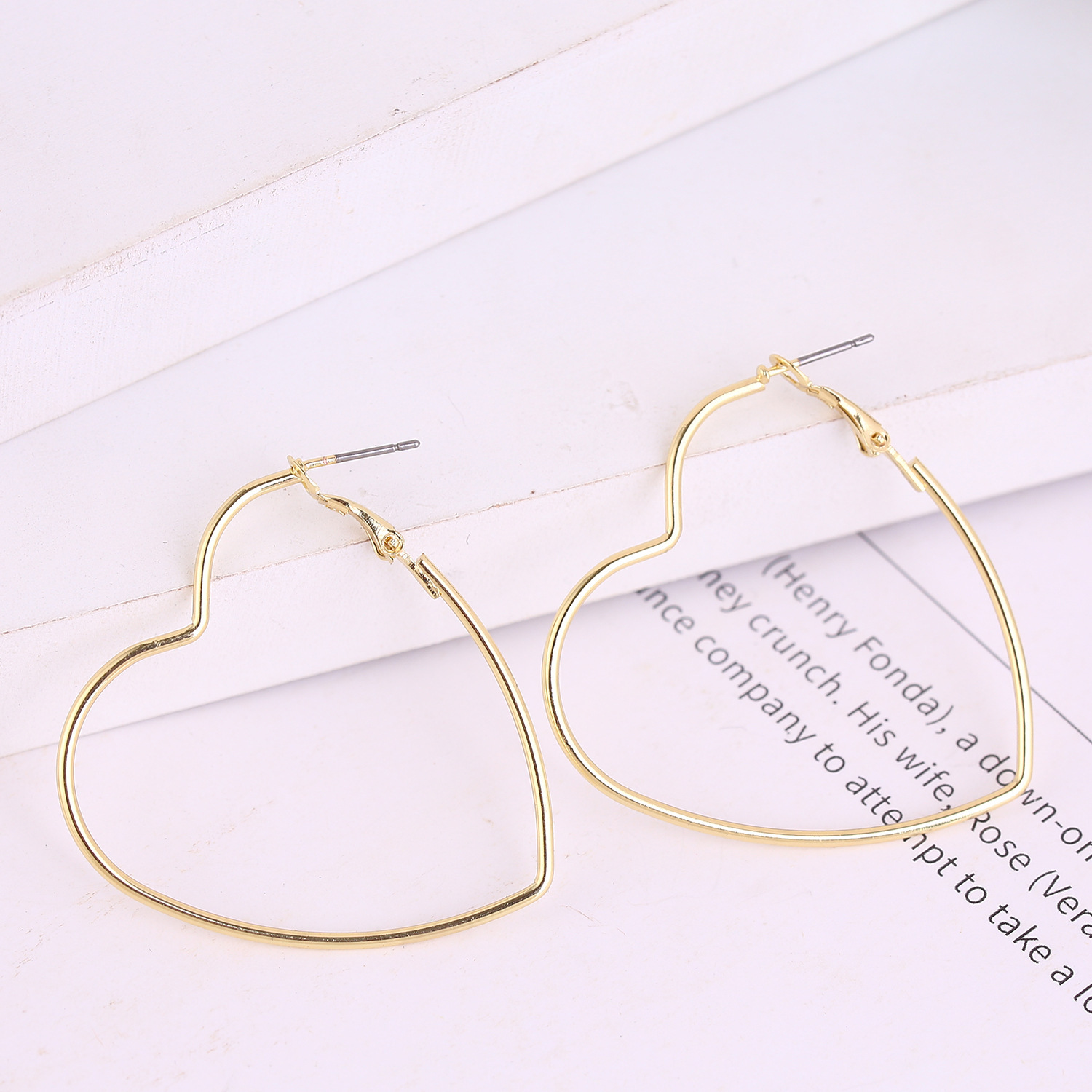 Wholesale explosion style simple wild large ring ear ring circle ...