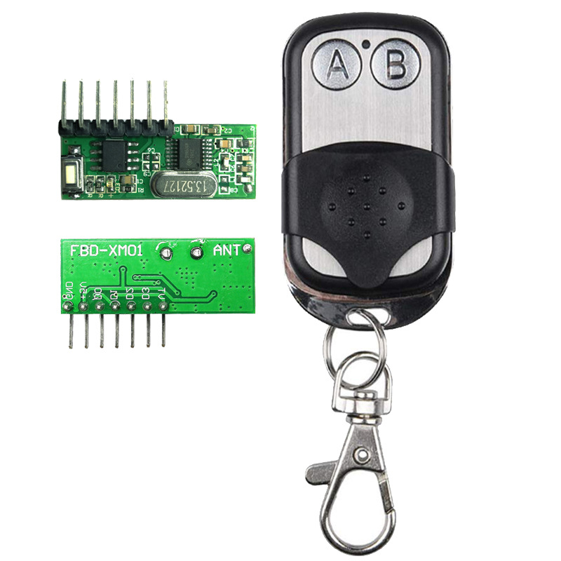 433遥控无线模块 SYN470R芯片高灵敏度抗干扰超外差接收模块RXB12-阿里巴巴