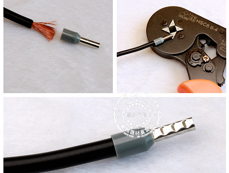 VE0510欧式端子针形端子0.5平方 管形端子管型接线端子插针 E0510-阿里巴巴