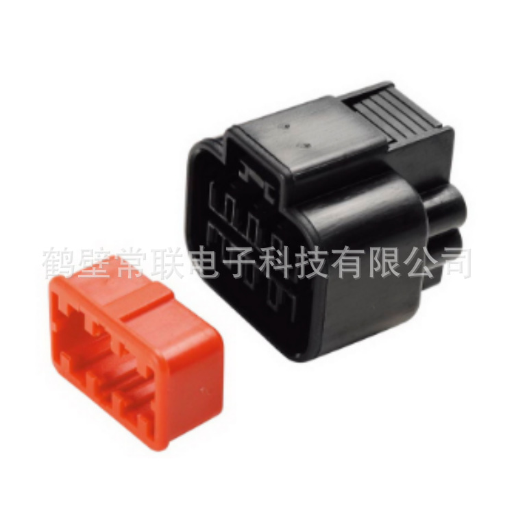 原装THB/天海PP0447804 汽车八线片形插座2.2 黑色插接件护套胶壳-阿里巴巴