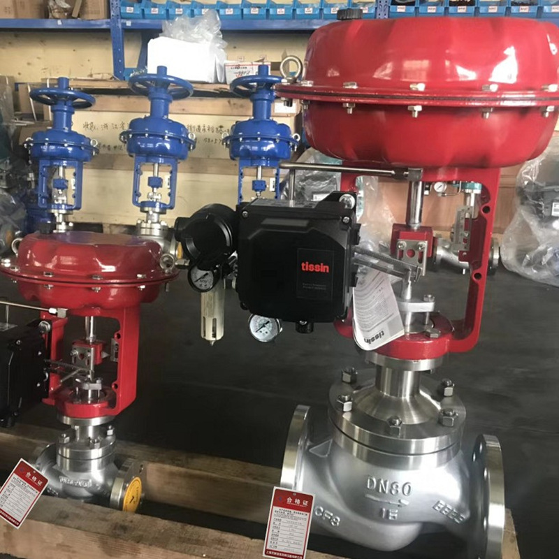 ZJHP-16K气动调节阀不锈钢气动流量调节阀压力调节阀带手轮-阿里巴巴