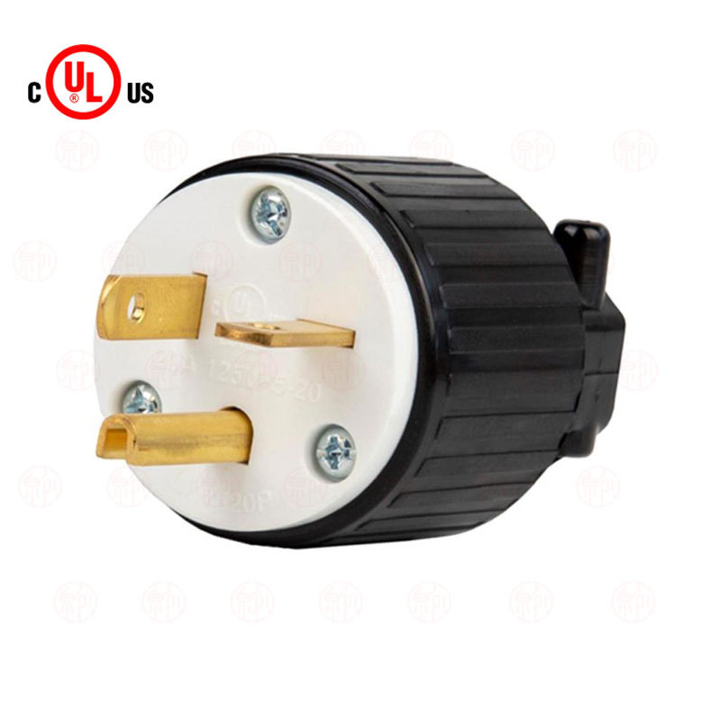 NEMA 5-20P 20A 125V 美标组装接线插头工业电源插头LK7520P-阿里巴巴